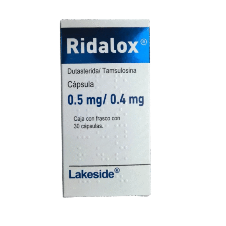 Ridalox. Dutasterida/tamsulosina 0.5 mg/0.4 mg – 30 cápsulas ...